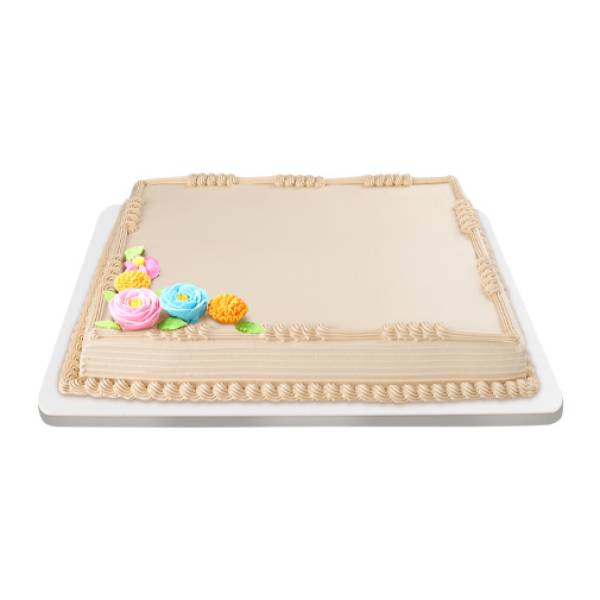 Classic Mocha Pastel Blooms 12X16