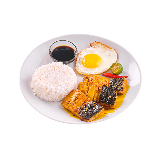 Boneless Bangus Inasal with Rice