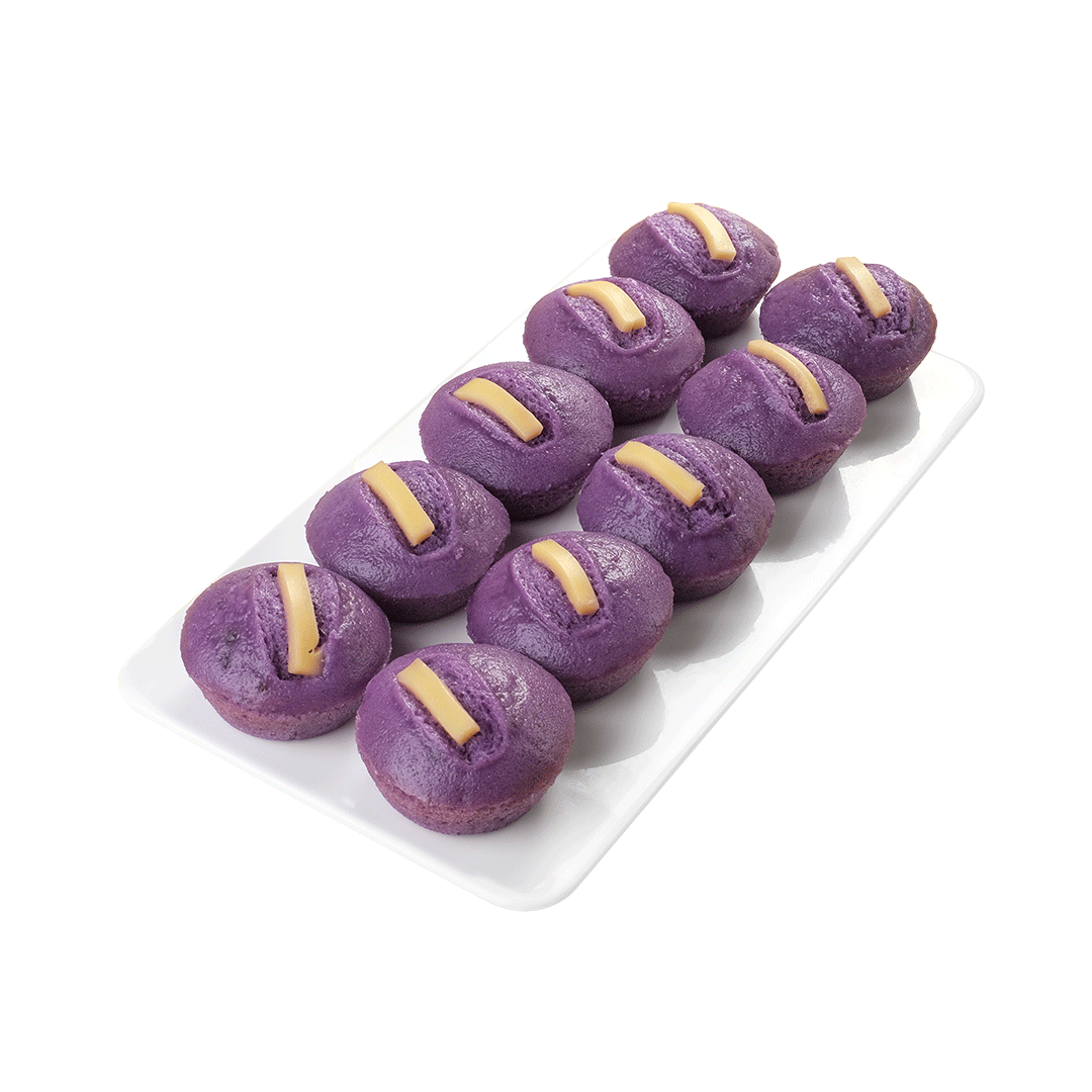 Ube Cheese Puto