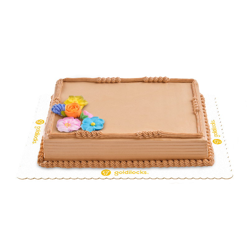 Classic Mocha Blooms 8x12